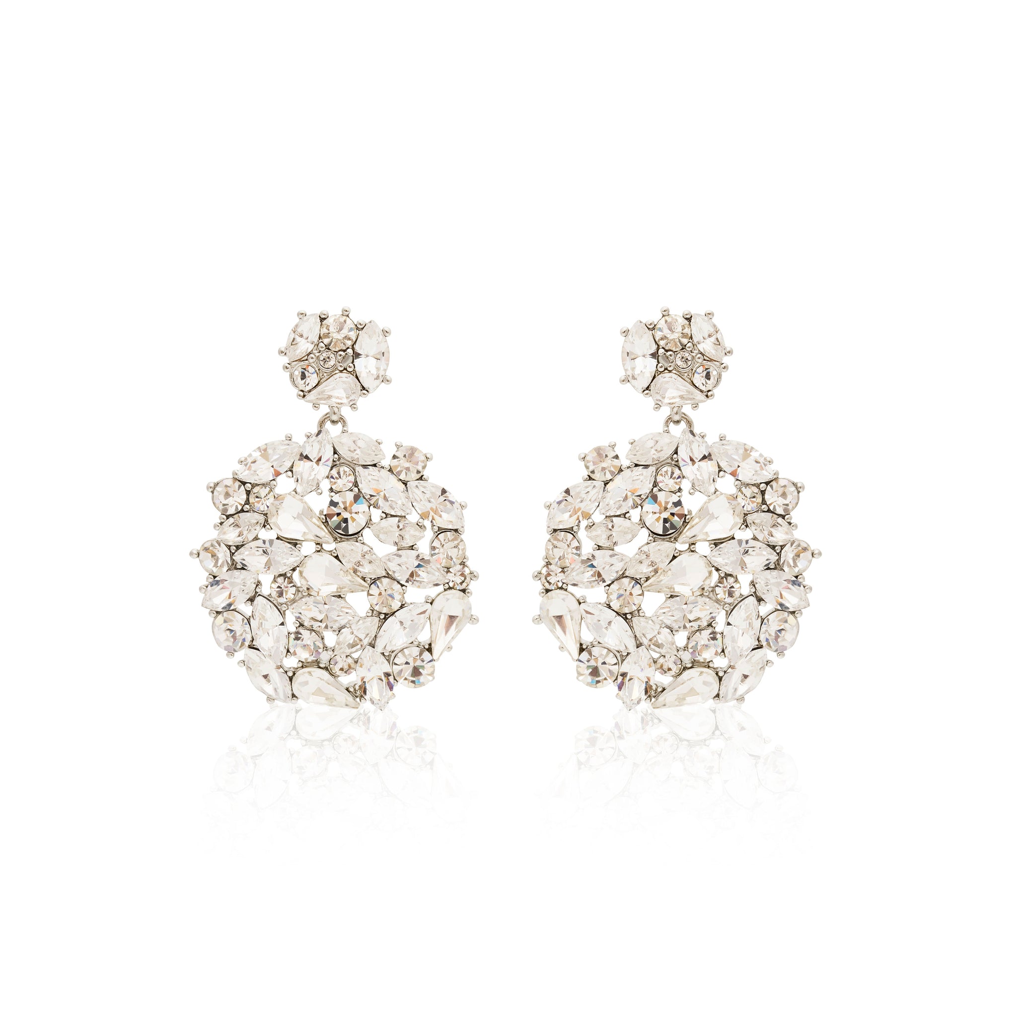 Crystal Cluster Earrings